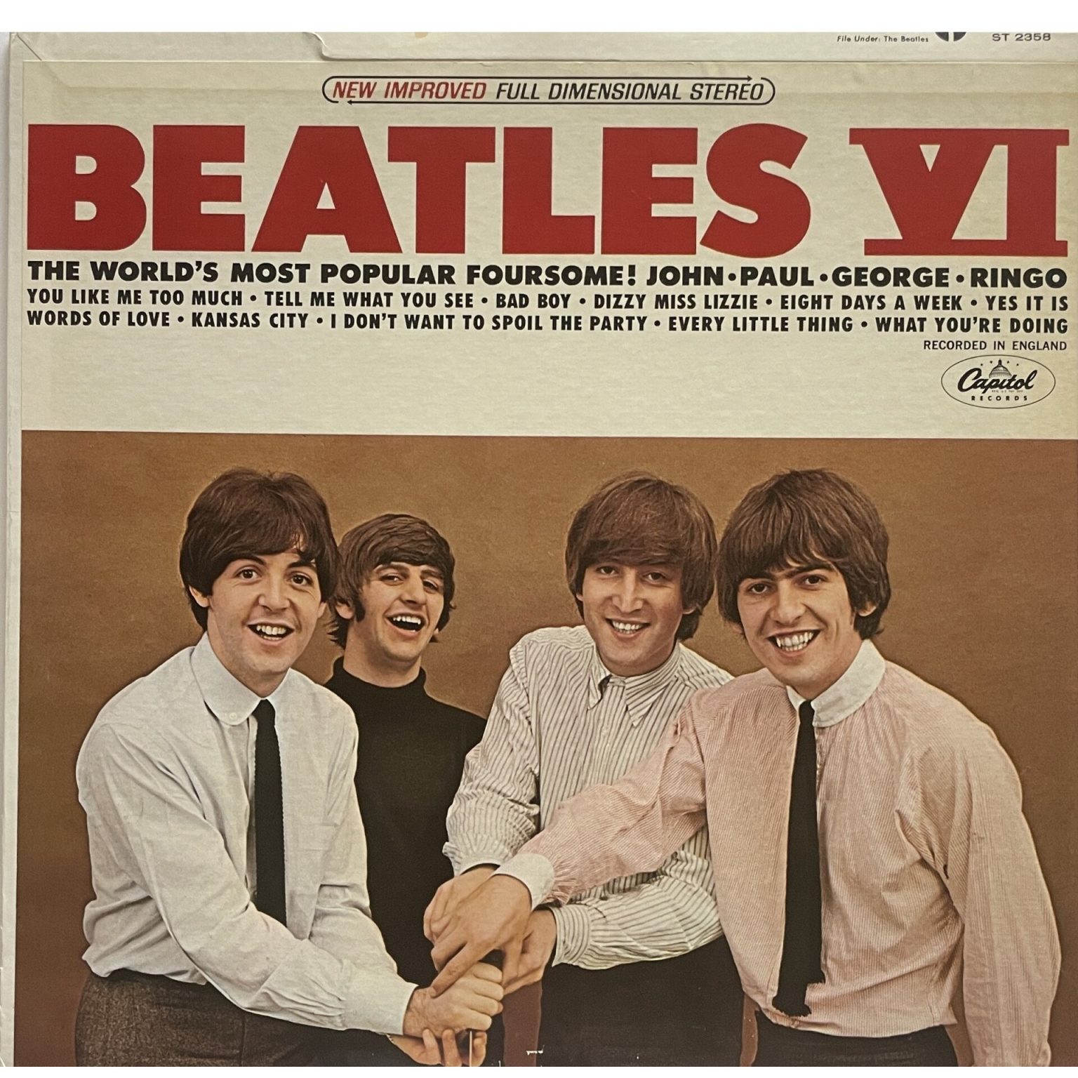 BEATLES VI - Album (Stereo) - Beatle Memories