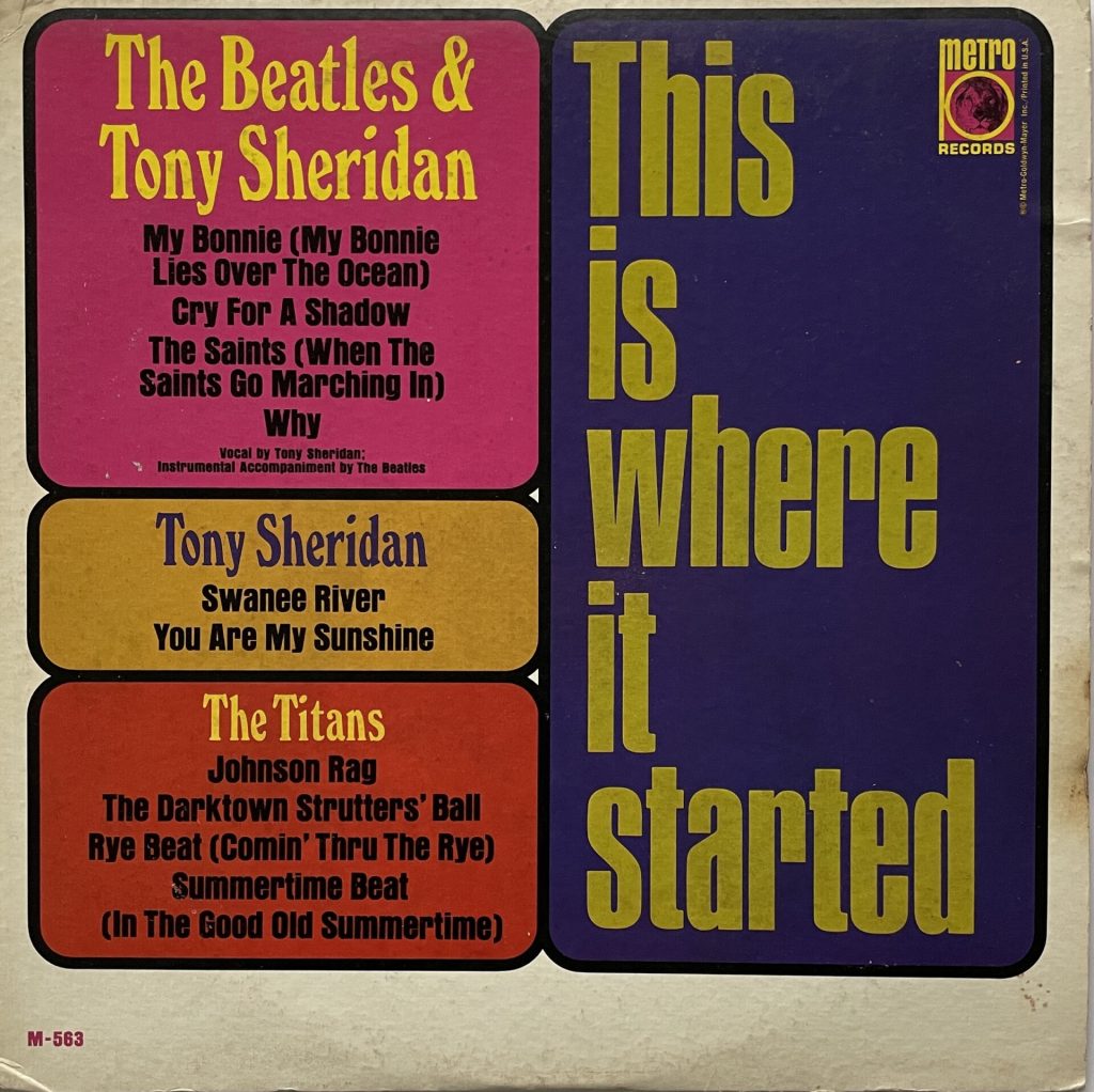 THE BEATLES & TONY SHERIDAN - Album - Beatle Memories